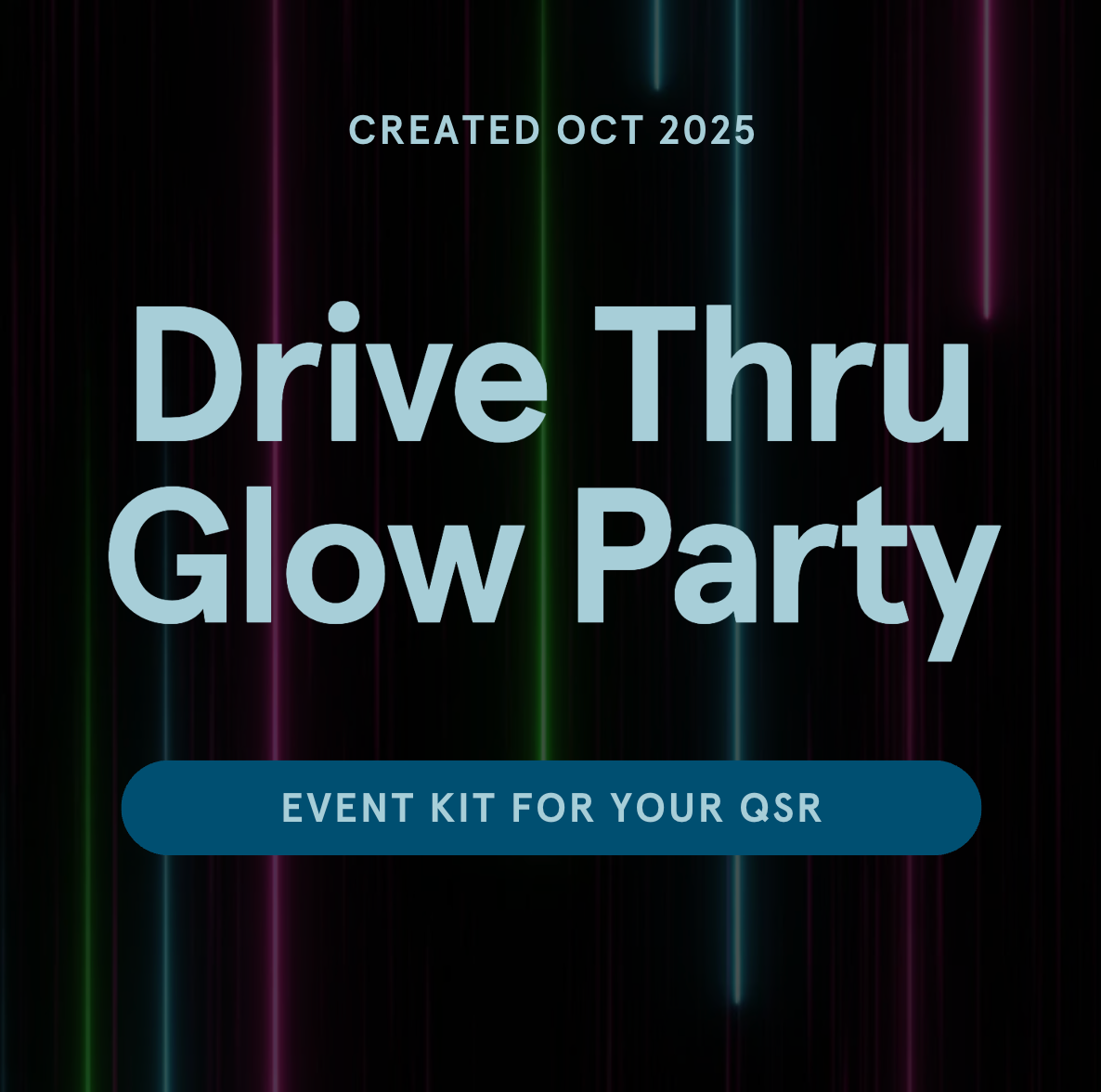 Drive-thru Glow Party Event Guide – J+L Creative Co.
